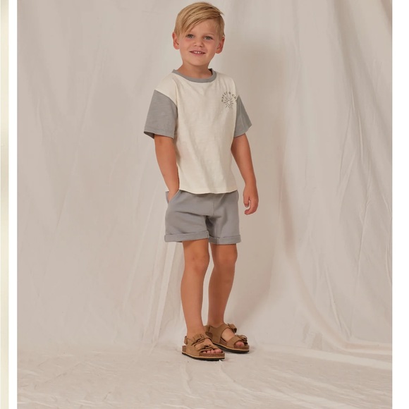 Rylee + Cru | Bottoms | Rylee And Cru Relaxed Short In Slate 62 Nwt ...